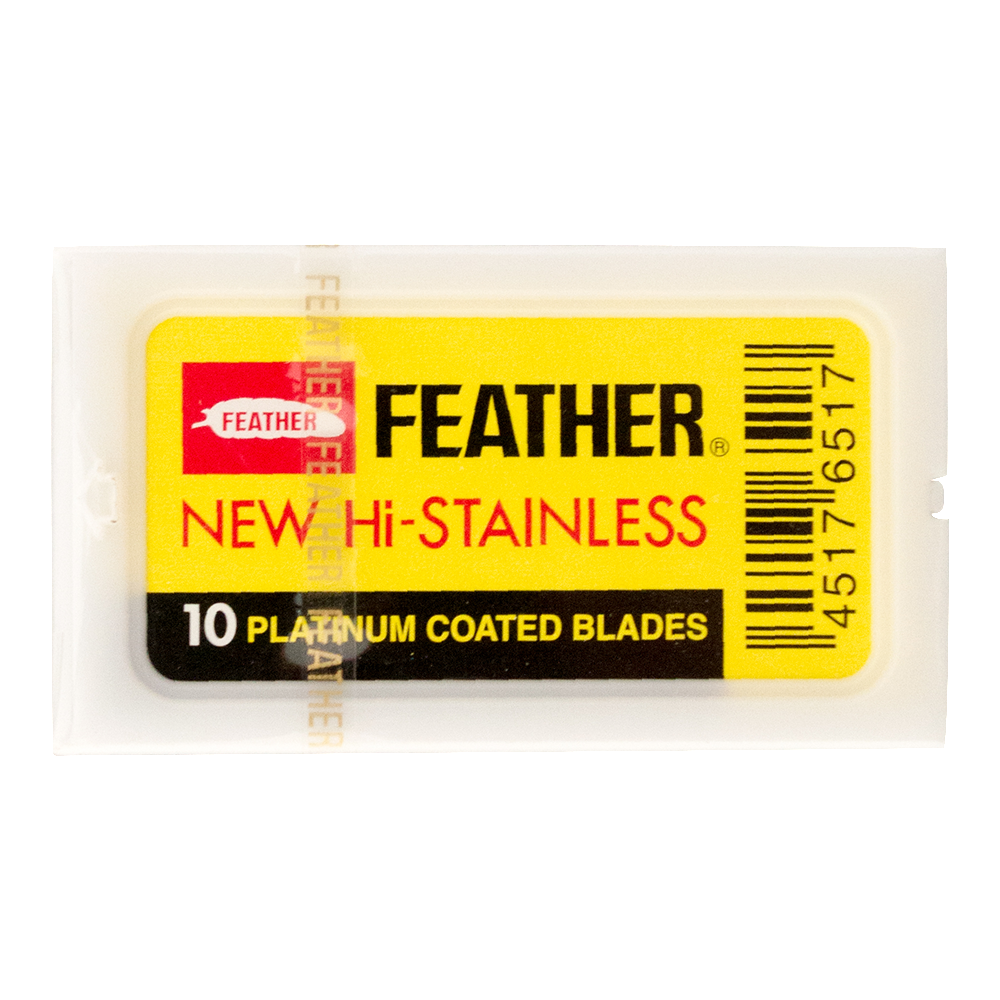 Feather Platinum Coated Double Edge Shaving Blades – BigDealsMart