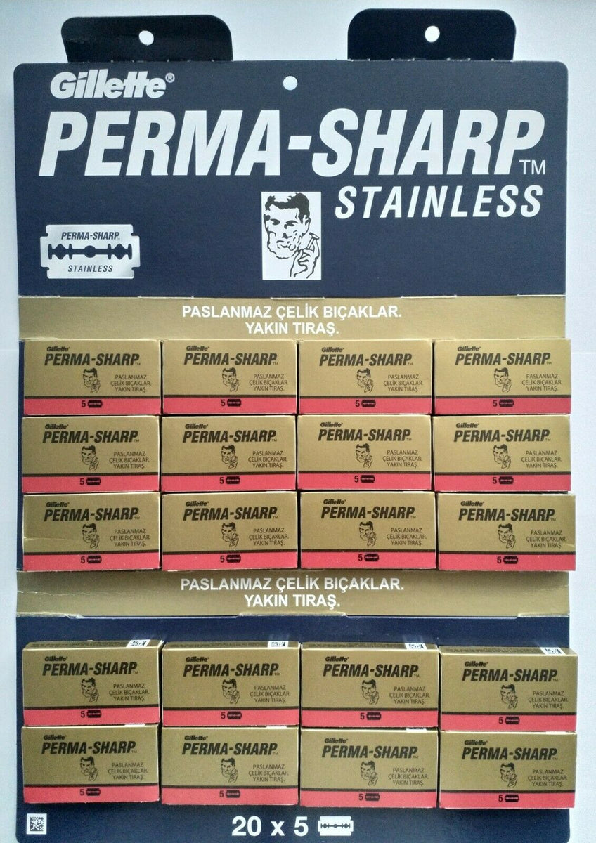 Gillette Permasharp Double Edge Razor Shaving Blades – BigDealsMart